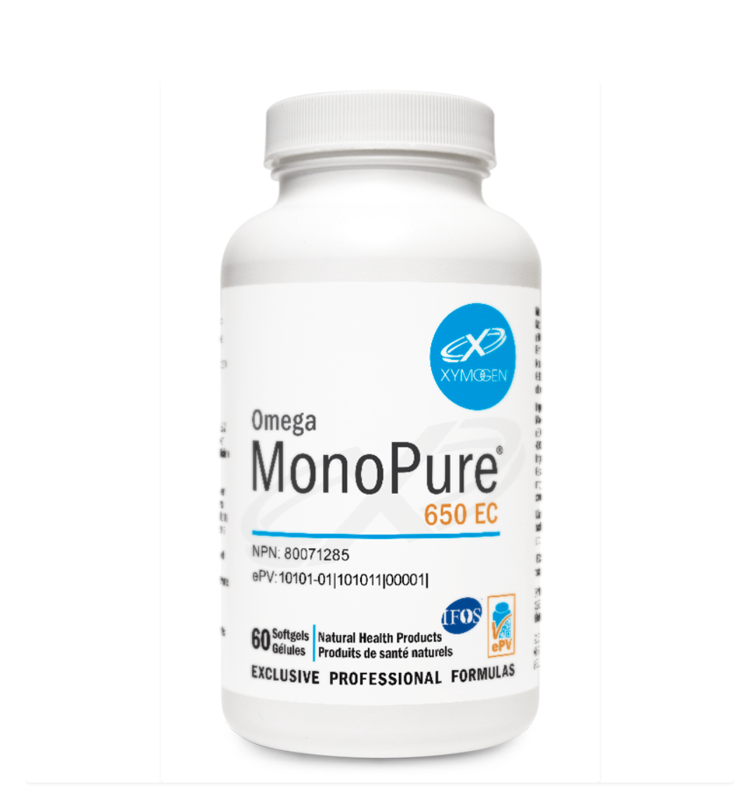 Omega MonoPure 650 EC (60SG) - Xymogen | Natural Cosmetic Clinic (NCC)